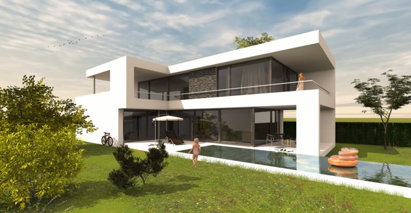 Flachdachhaus modern & zeitlos / individuelle Häuser / AVANTECTURE