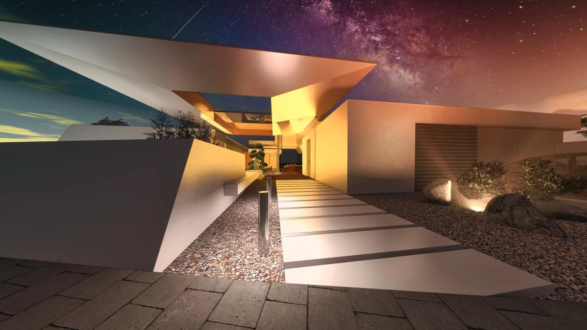 Atrium house modern architecture / AVANTECTURE